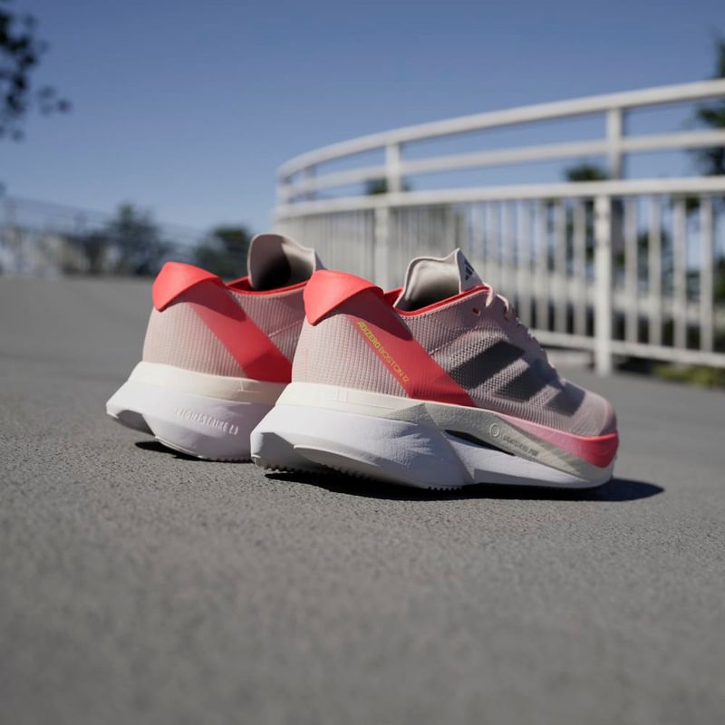 Adidas Adizero Boston 12 W Tenis Rosado De Mujer Para Correr Referencia ...