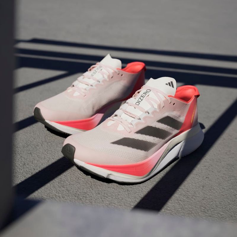 Adidas Adizero Boston 12 W Tenis Rosado De Mujer Para Correr Referencia ...
