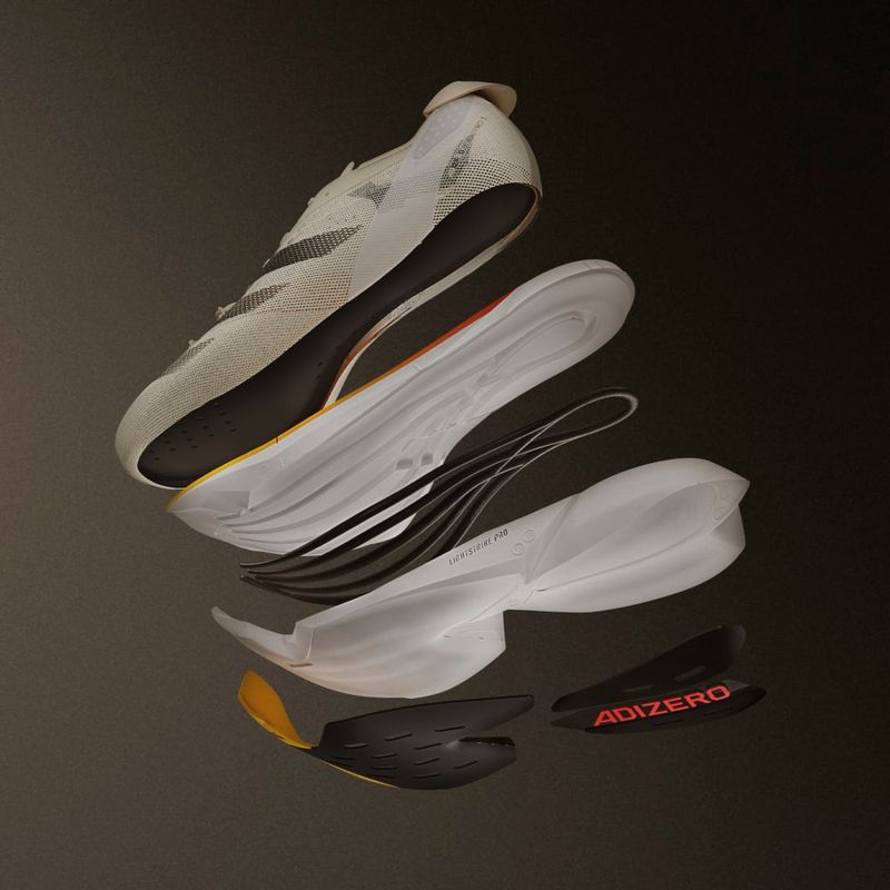 Adidas Adizero Adios Pro 3 Tenis Blanco De Hombre Para Correr ...