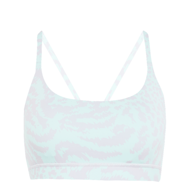 Adidas All Me Ls Aop B Top azul de mujer para entrenamiento Referencia ...