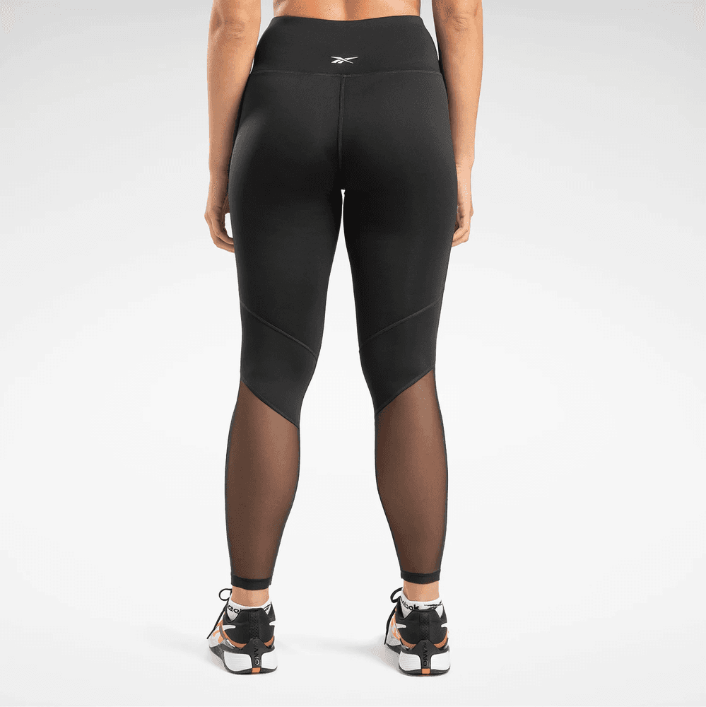 Reebok Pp Basic Mesh Tight Licra negro de mujer para entrenamiento Referencia: 100075431 ...