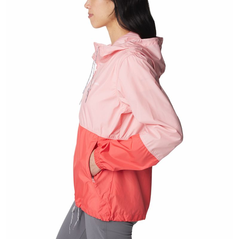 Columbia Flash Forward Windbreaker Chaqueta rosado de mujer para ...