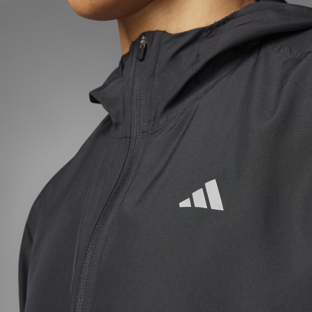 Adidas Run It Jacket Chaqueta negro de mujer para correr - prochampions