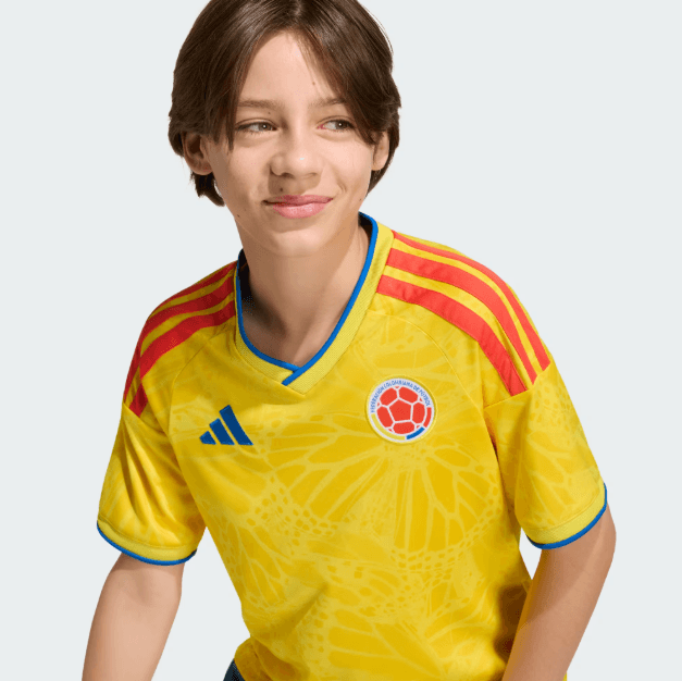 Adidas Camiseta Local De Colombia Mundial 2026 Para Niño amarillo de ...