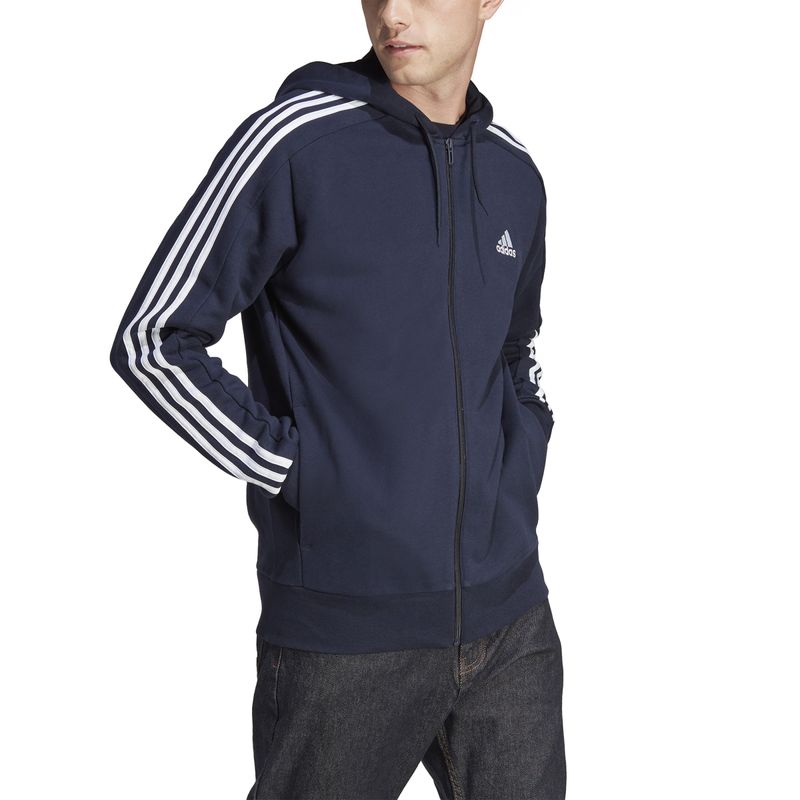 Adidas M 3S Ft Fz Hd Chaqueta azul de hombre lifestyle Referencia ...
