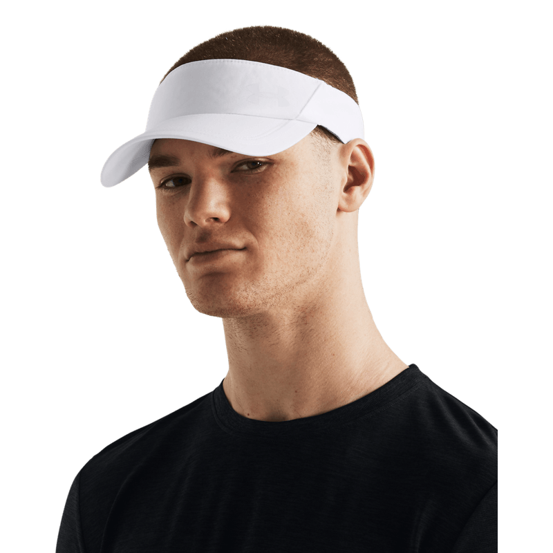 UA So-Chill Launch Visor Visera blanco de hombre para correr Referencia ...