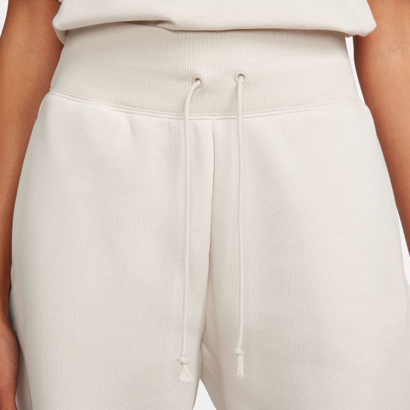 Nike W Nsw Phnx Flc Os Logo Swtpnt Pantalón Blanco De Mujer Lifestyle
