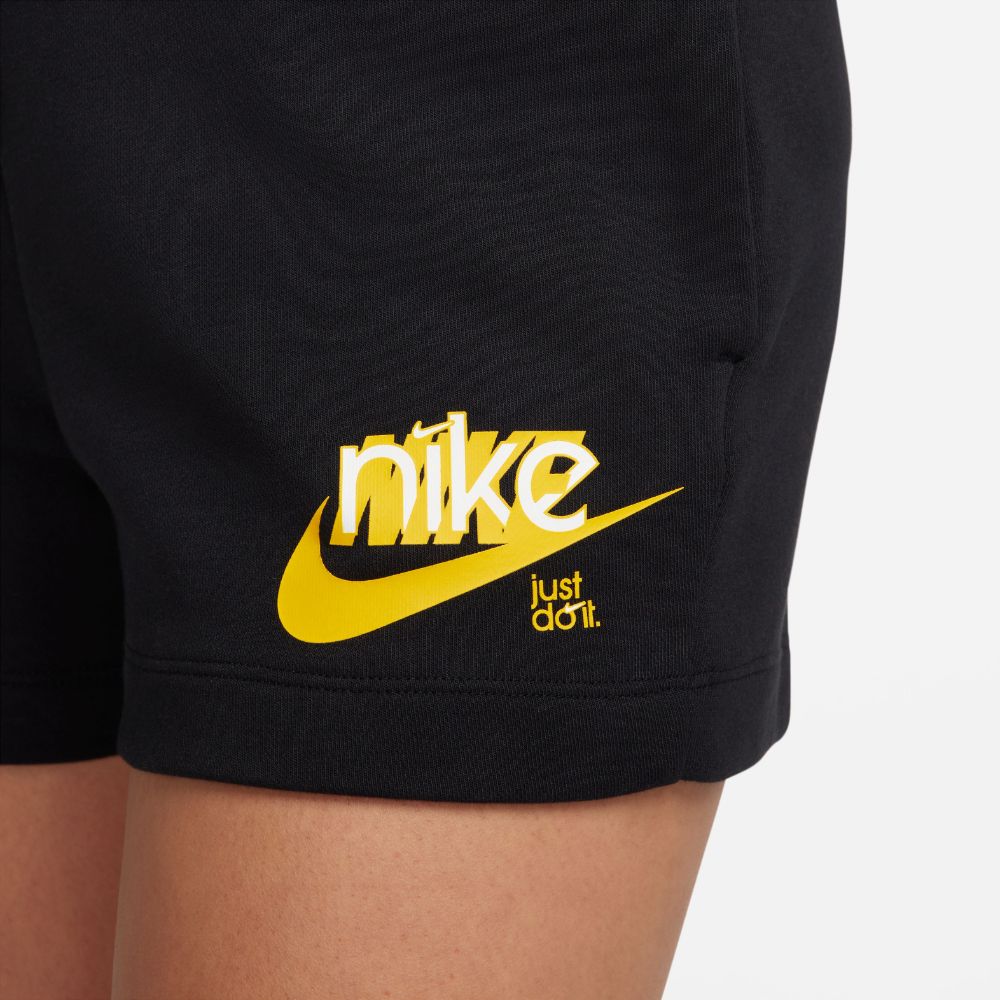 Nike W Nsw Club Flc Ft Mr Gx Short Pantaloneta Negro De Mujer Lifestyle