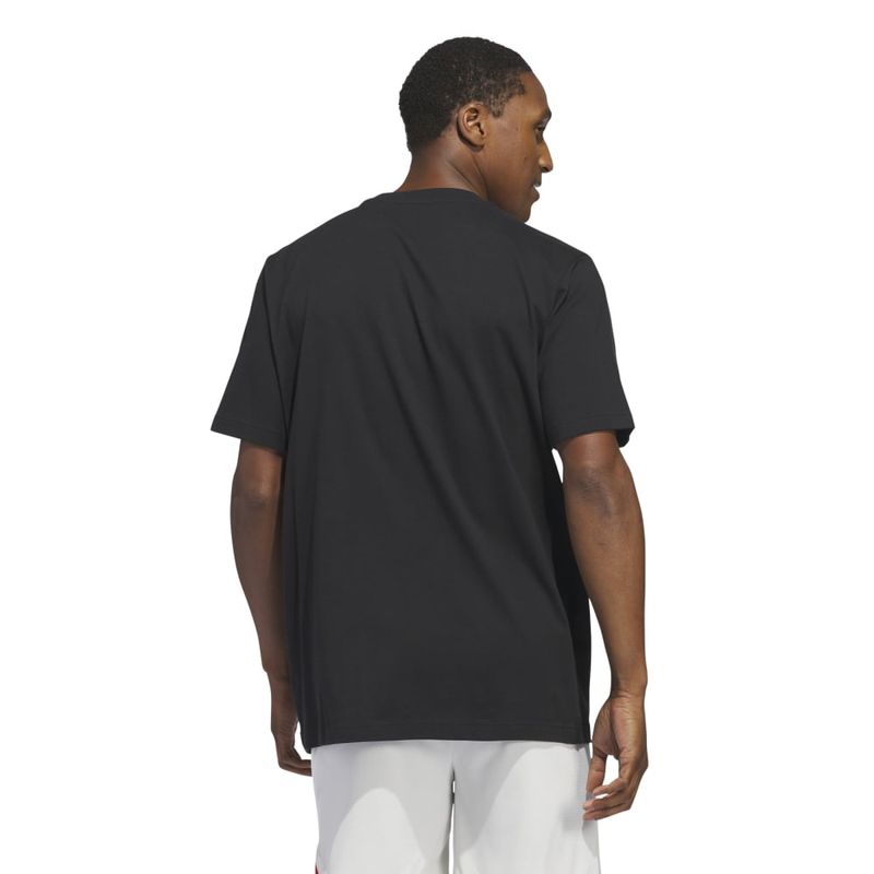 Adidas Fdt Hbr T Camiseta Manga Corta Negro De Hombre Para Baloncesto ...