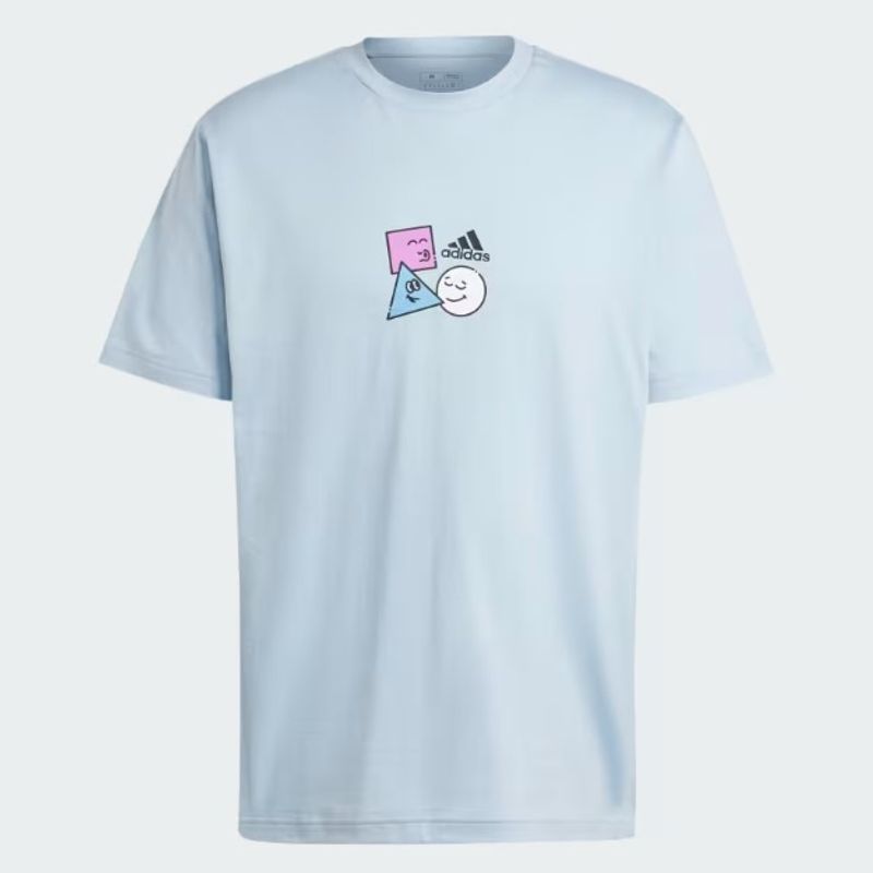 Adidas M Positive T Camiseta Manga Corta Azul De Hombre Para Moda ...